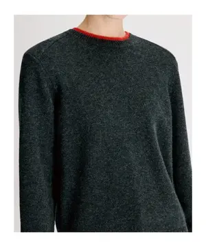 Loulou De Saison Otis Bicolor Cashmere Sweater