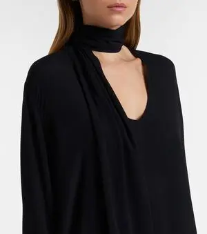 TOTEME Tie-neck Maxi Dress