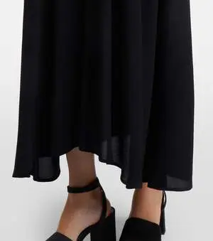 TOTEME Tie-neck Maxi Dress
