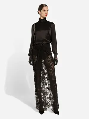 Dolce & Gabbana Silk Satin Blouse