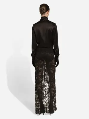 Dolce & Gabbana Silk Satin Blouse