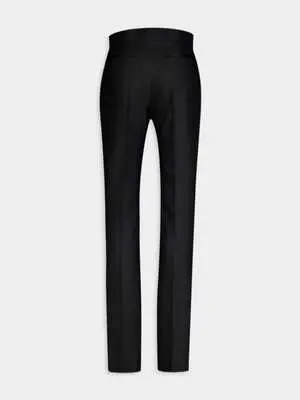 TOM FORD Straight-leg Silk-blend Trousers