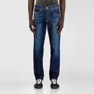 DIESEL® D-definitive Regular Waist Button Fly Jeans - Blue