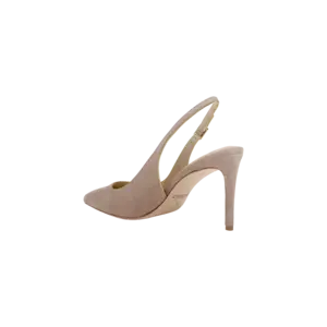 L'Agence Vichy Slingback Pump In Suede - Cappuccino Suede
