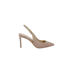 L'Agence Vichy Slingback Pump In Suede - Cappuccino Suede