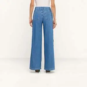 L'Agence Jennings Snap Wide-leg Jean