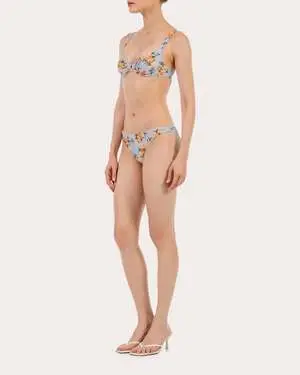 Agua Bendita Hacienda Valle Underwire Bikini Top Elastane/polyester/polyamide