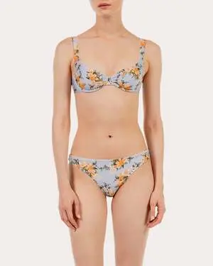 Agua Bendita Promesa Valle Low-rise Bikini Bottoms Elastane/polyester/polyamide