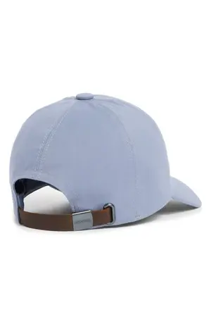 Vince Six-panel Cotton Gabardine Baseball Cap - Blue