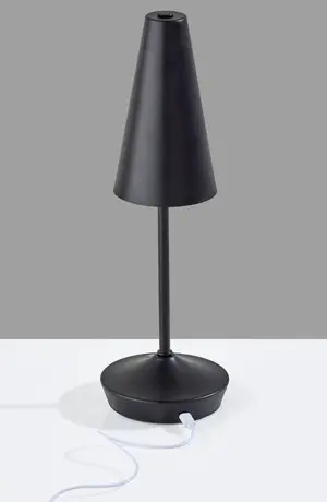 ADESSO Flynn Cordless Led Table Lamp - Black