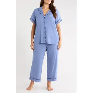 Nordstrom Moonlight Eco Crop Pajamas - Blue Beyond