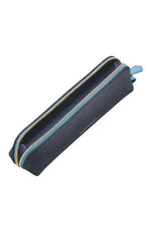 MAISON DE SABRE Leather Pencil Case - Graphite Sky