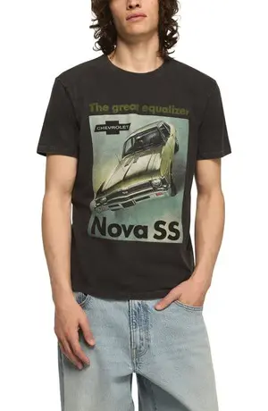 Lucky Brand Chevrolet Nova Graphic T-shirt - Jet Black