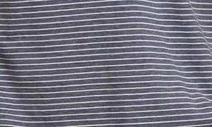 Lucky Brand Stripe Venice Burnout Henley - Blue Multi