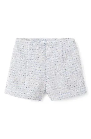 Mango Mid Rise Tweed Shorts