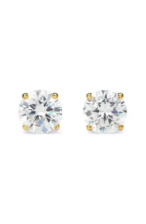 D.LOUISE D. Louise Classic Tennis Stud Earrings With Cubic Zirconia - Gold