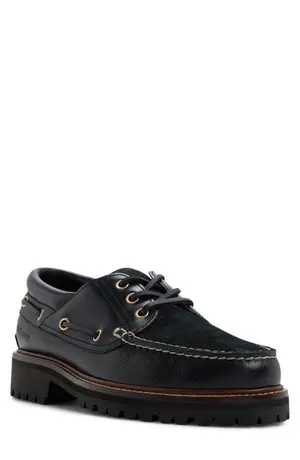 G.H.BASS Wanderer Boat Shoe Black