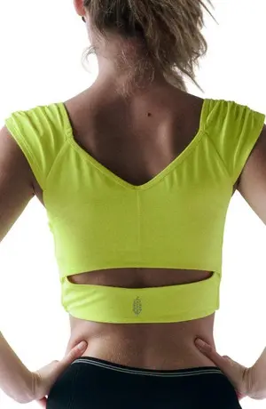 Free People Breathe Deeper Crop Top