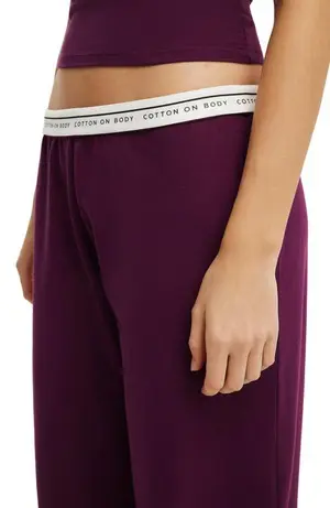 Cotton:on Dreamy Soft Balloon Leg Pant - Blackcurrant