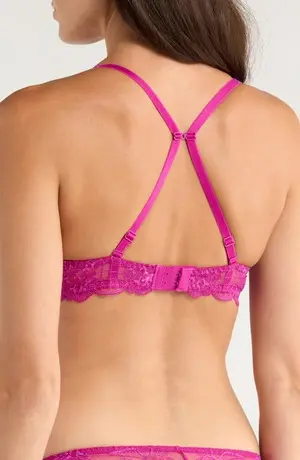 Simone Perele Reve Sheer Underwire Demi Cup Bra - Azalea