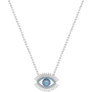 SEVEN SAINTS Evil Eye Protection Necklace White
