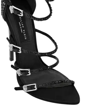 Philipp Plein Multi-strap Embellished High Heel Sandals