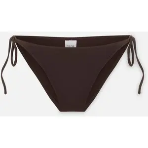 PCFG STORE Solar Reflections Side Tie Bikini Bottom - Brown