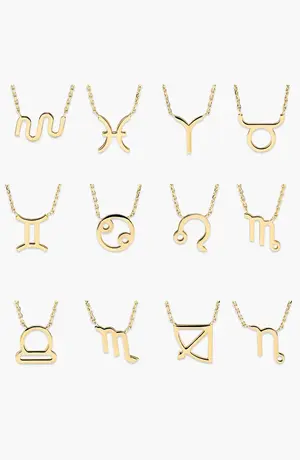 Mejuri Zodiac Sign Necklace - Aries