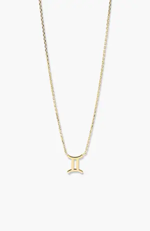 Mejuri MEJURI Zodiac Sign Necklace Gemini