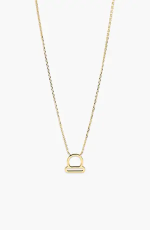 Mejuri Zodiac Sign Necklace Libra