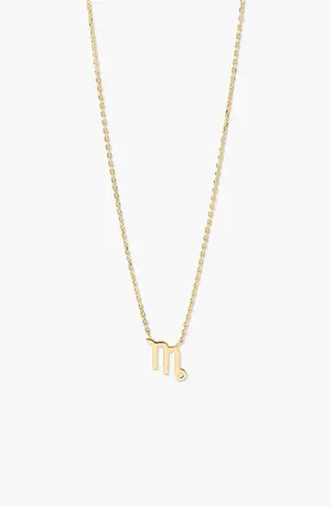 Mejuri Zodiac Sign Necklace - Virgo