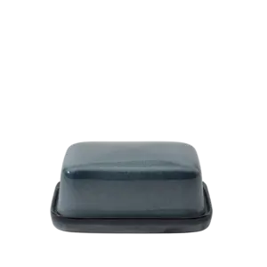 VILLEROY & BOCH Lave Gris Covered Butterdish - None