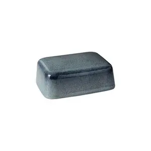 VILLEROY & BOCH Lave Gris Covered Butterdish
