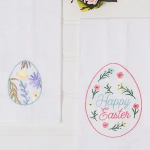 C&F HOME Floral Easter Egg 100% Cotton Handtowel