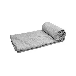 ELISABETH YORK Beacon Ash Large Throw Blanket - Grey