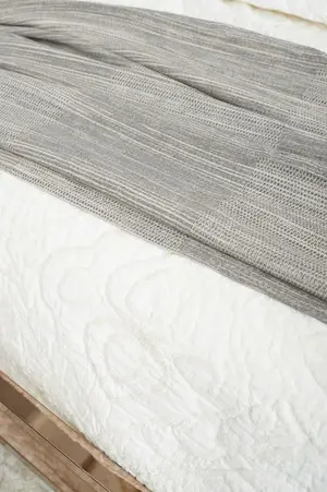 ELISABETH YORK Beacon Ash Large Throw Blanket
