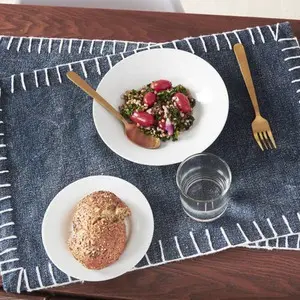 Carol & Frank Carter Stitching Placemats Set Of 4 14" X 20