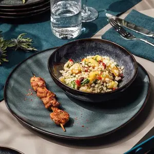 VILLEROY & BOCH Lave Gris Dinner Plate