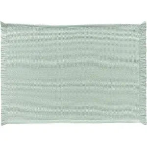 C&F HOME Waffle Weave Placemats Green