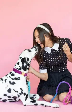 PINK PAPYRUS Pixie Rope Dog Leash
