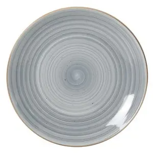 GIBSON HOME Stonebury Handpainted Stoneware Dinnerware Set - Blue