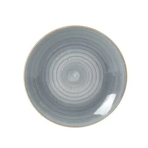 GIBSON HOME Stonebury Handpainted Stoneware Dinnerware Set - Blue