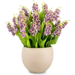 COCOBELLA Cora Realtouch Muguet Arrangementgrande - Periwinkle
