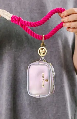PINK PAPYRUS Dog Waste Bag Holder And Treat Pouch