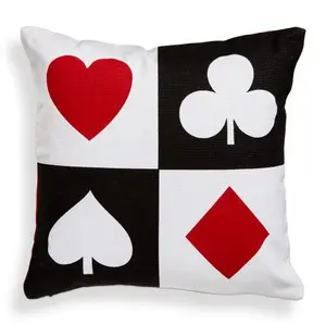 TAG Everyday Suits Graphic Pillow Multi Cotton Cover 12x12x3