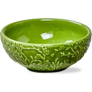 TAG Christmas Verdent Earthenware Dip Bowl 2 Oz 3x3x1.3