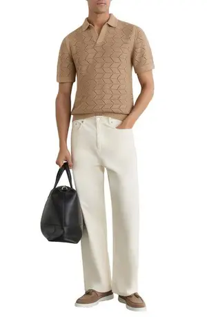 REISS Belford Polo Sweater