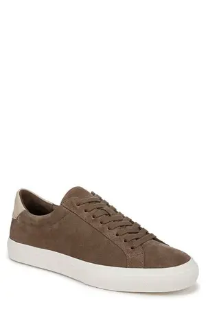 Vince Fulton Low Top Leather Lace-up Sneakers - Flint