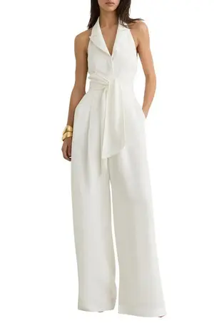 REISS Taya Wide Leg Jumpsuit