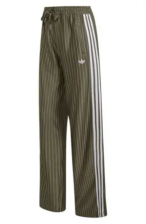 ADIDAS ORIGINALS Pinstripe Wide Leg Track Pants